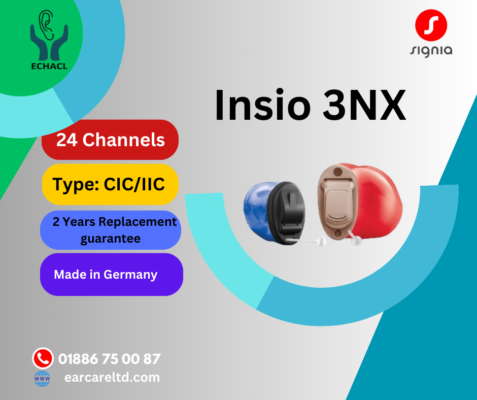 Signia Insio 3NX CIC/IIC hearing aid price in Bangladesh | Ear Care ...