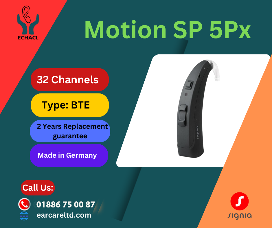 Signia Motion P/SP 5px BTE hearing aid price in Bangladesh | Ear Care ...